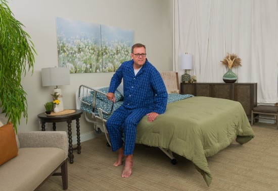 Transfer Master. Night Rider Bariatric Hospital Bed